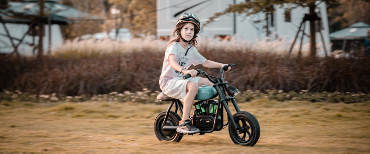 Mini Electric Dirt Bike Motorcycle for Kids with LED Lights, Smoke Eff ...